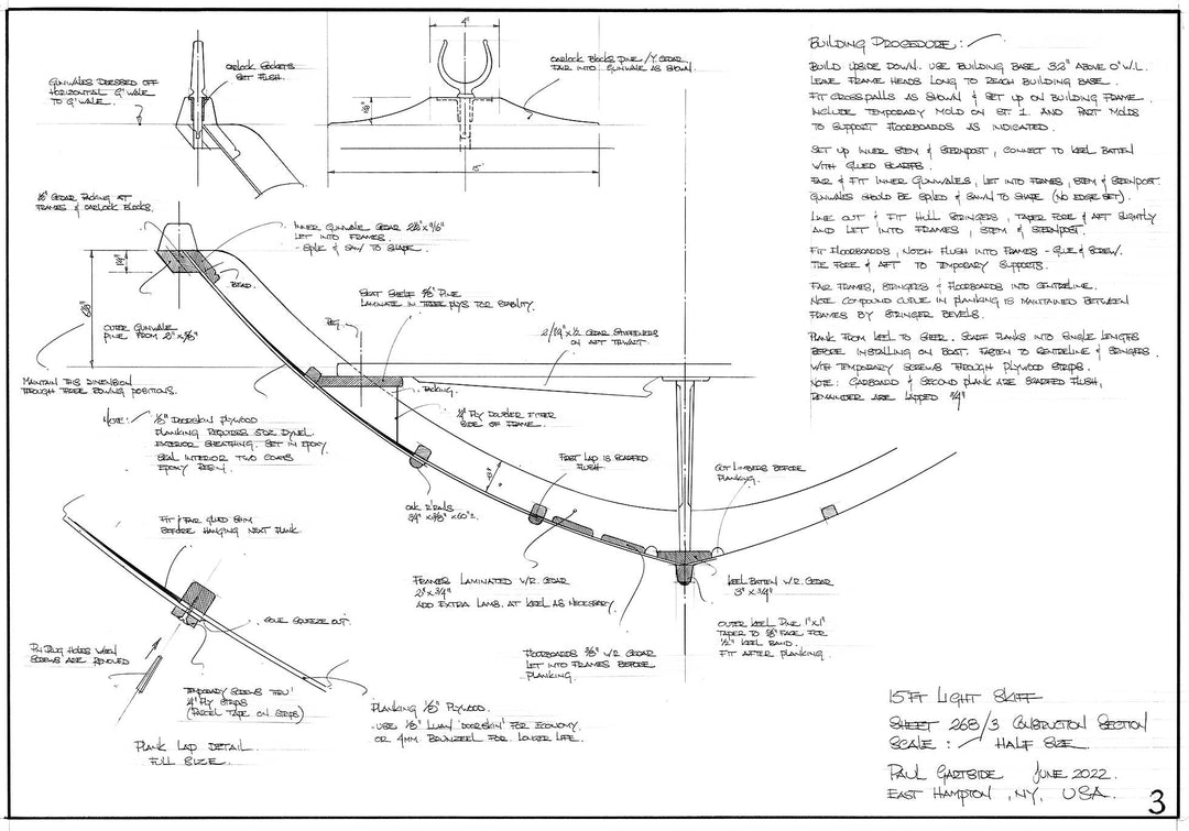 15ft Light Skiff, Design #268 – Gartside Boats