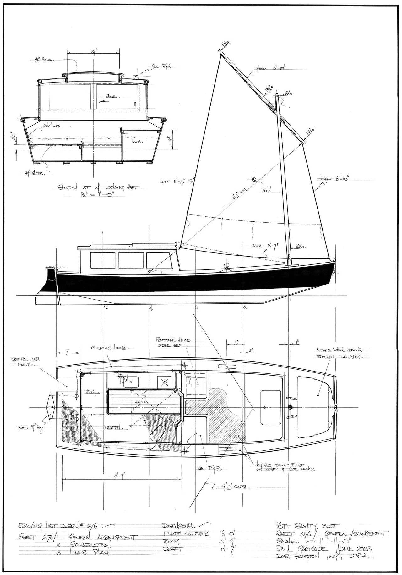 16ft Shanty Boat Design #276 – Gartside Boats