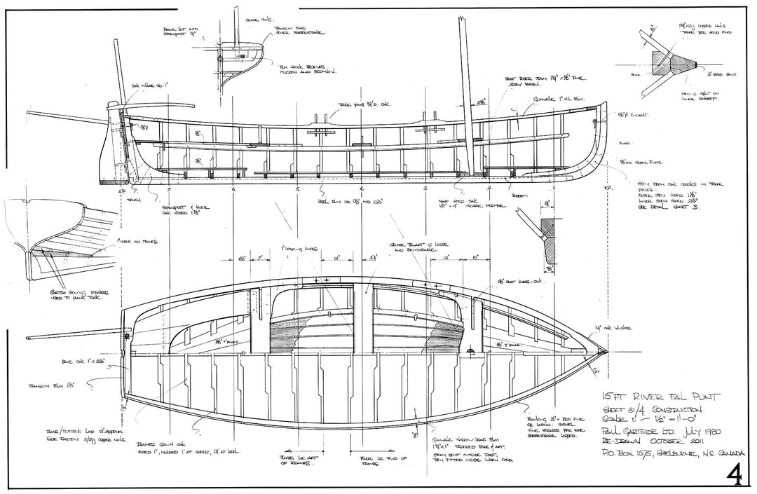 15 ft River Fal Punt, Design #31 – Gartside Boats