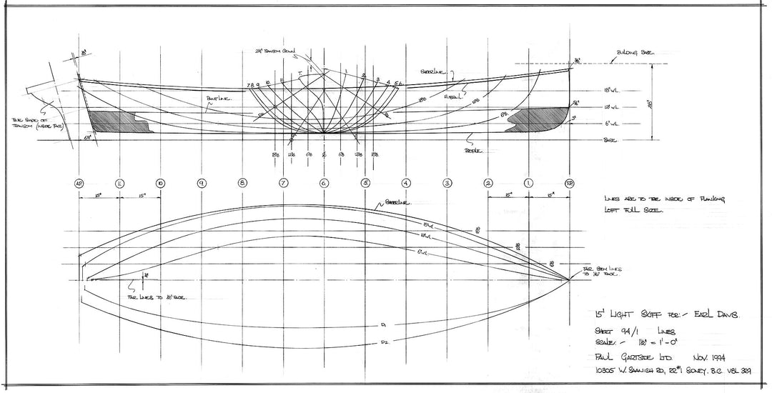 15 ft Light Rowing Skiff, Design #94 – Gartside Boats