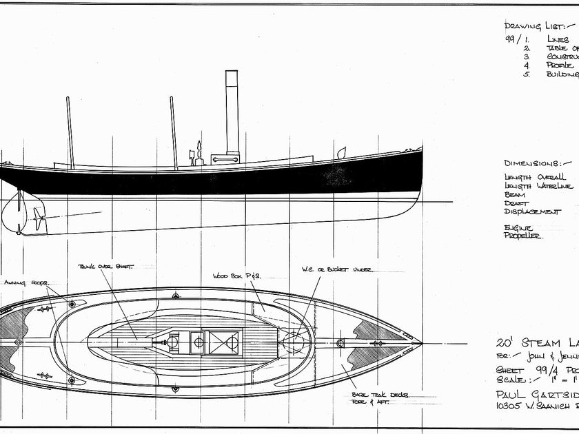 Steam Launches – Gartside Boats