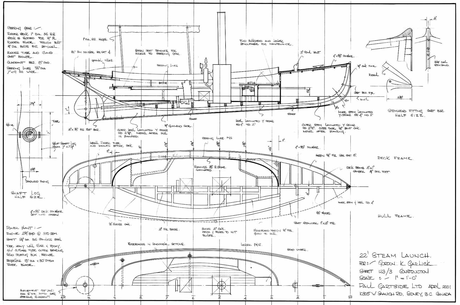 Steam Launches – Gartside Boats