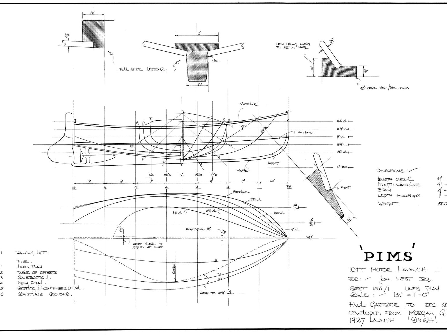All Stock Plans – Gartside Boats