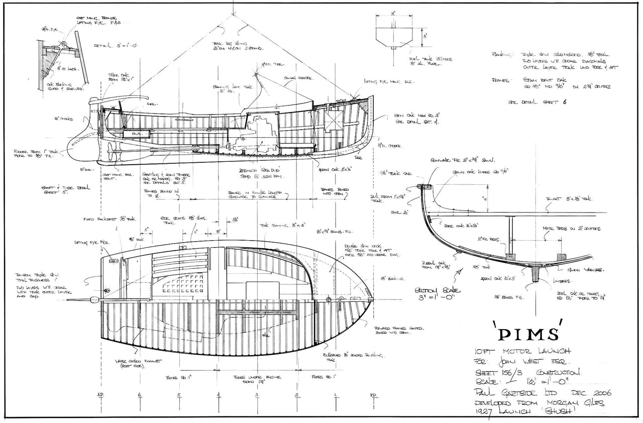 10ft Motor Launch "Pims", Design #156 – Gartside Boats