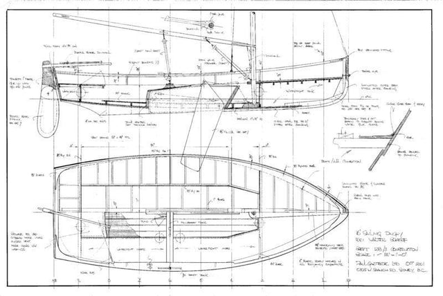 16 ft Sailing Dinghy, Design #128 – Gartside Boats