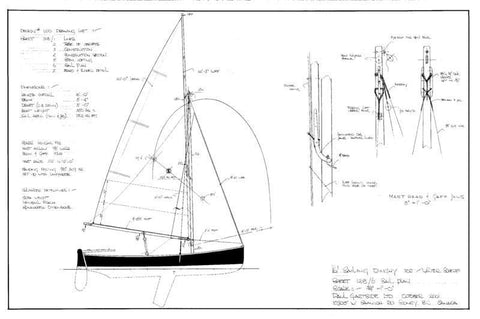 16 ft Sailing Dinghy, Design #128 – Gartside Boats