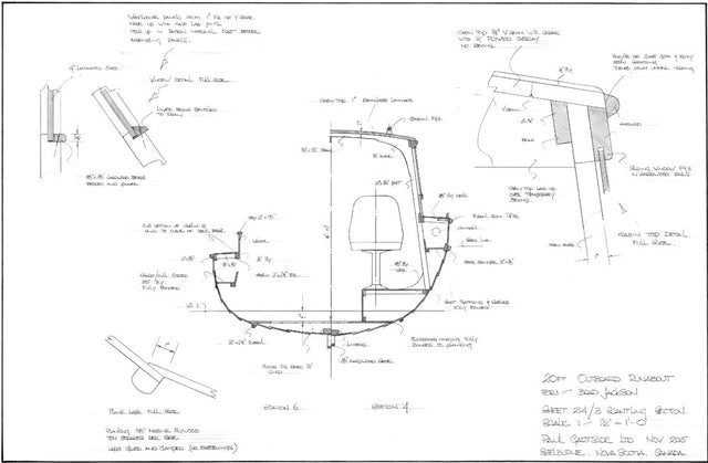 20ft Outboard Runabout, Design #214 – Gartside Boats